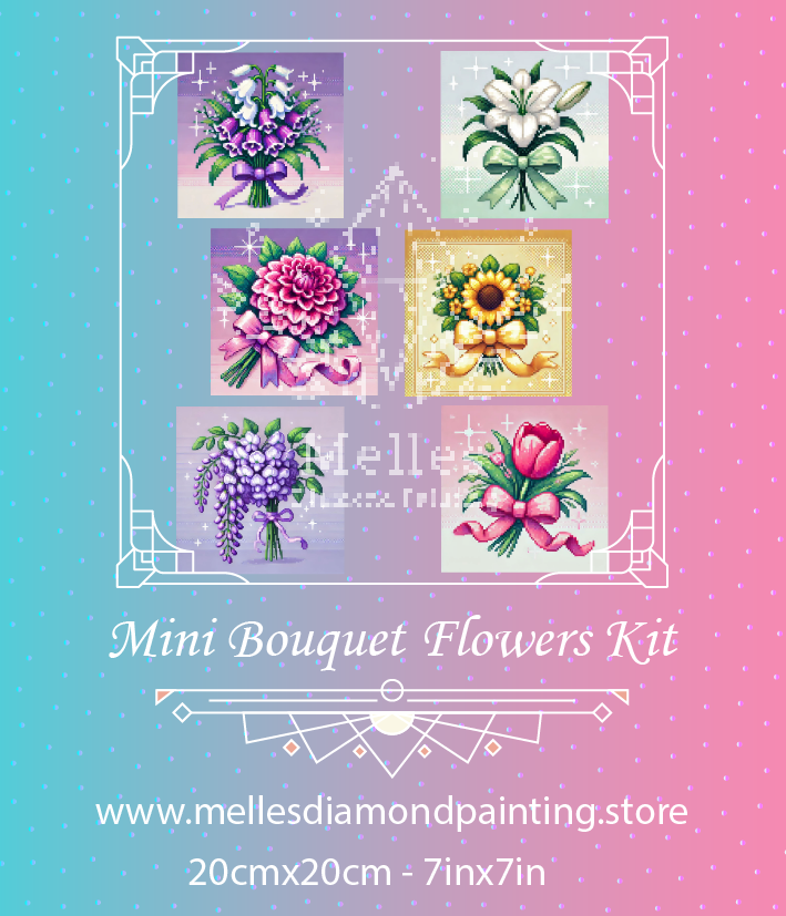Mini Bouquet Flower Kit – Melles Diamond Painting